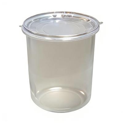 China Custom LDPE Transparent Round Bottom Plastic Drum Liners Bags for sale
