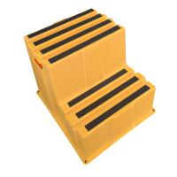 China Durable Stackable Step Stool with 500 lb Load Capacity, Eco-friendly HDPE Material, and Non-slip Design for sale