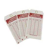 China Customized PVC Vinyl Safety Tag Waterproof Tear Resistant UV Resistant Fast Response for Safety Products for sale