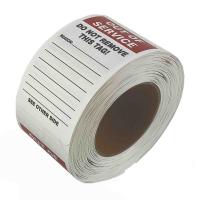 China Customized  Vinyl Safety Tag Waterproof Tear Resistant UV Resistant Fast Response for Safety Products for sale