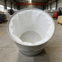 China LDPE Round Bottom Drum Liner Bag Rigid Pail Liners 5 Gallon Bucket Liner for sale