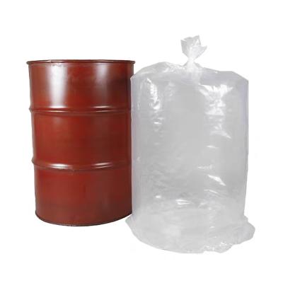 China Clear Flat PE Plastic Liner Bag on Roll Moisture-Proof Food Grade for Cardboard Chemical Drum Liner for Supermarket Use for sale