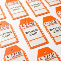 China Customized Water-Proof PVC Safety Warning Tag with Tear Resistant Plastic Lockout Danger Sign for sale