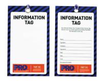 China Waterproof Plastic Information Tag with Customized Printing and Durable PVC Material for Safety Warning for sale