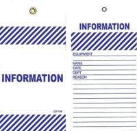 China Waterproof Plastic Information Tag with Customized Printing and Durable PVC Material for Safety Warning for sale