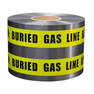 China Custom Printed Logo Underground Detectable PE Waterproof  Warning Tape for Warning for sale