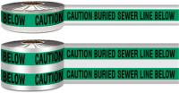 China Custom Printed Logo Underground Detectable PE Waterproof  Warning Tape for Warning for sale