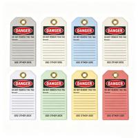 China Tear Resistant Laminated Inspection Tags - Loto Tags Lockout Tagout Danger Tag for Harsh Environments for sale