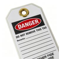 China Tear Resistant Laminated Inspection Tags - Loto Tags Lockout Tagout Danger Tag for Harsh Environments for sale