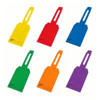 China Custom Double Sided Full Color Printed Hang Tags with Personalized Logo and Tear Resistant Plastic Material for sale