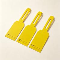China Custom Double Sided Full Color Printed Hang Tags with Personalized Logo and Tear Resistant Plastic Material for sale