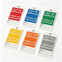 China High Quality Industrial PVC Plastic Safety Tag Lockout Danger Identification Tag for sale