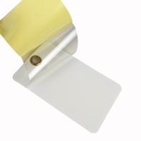 China Custom Printed Logo Self-Laminating Peel and Stick Tag PVC Lockout Tag for sale
