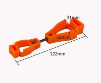 China Multi color Plastic Glove Clips designed for safety and durability with customizable size and color options for business for sale
