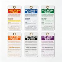 China Tear Resistant Safety Lockout Tag with Customizable Size 146×76mm for Harsh Environments for sale