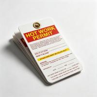 China Tear Resistant Safety Lockout Tag with Customizable Size 146×76mm for Harsh Environments for sale