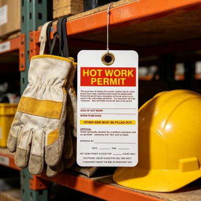 China Tear Resistant Safety Lockout Tag with Customizable Size 146×76mm for Harsh Environments for sale