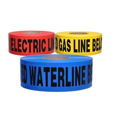 China Non-Detectable Underground Tape PE Waterproof Roll Warning Tape for sale