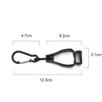 China Custom Glove Clip Safety Holder with Carabiner for Work Contruction Outdoor for sale