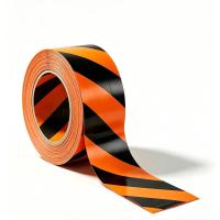 China Manufacturer Customized Color Waterproof  Single Sided PVC Warning Tape for sale
