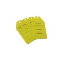 China Custom Waterproof PVC Safety Tag with Digital Printing for Lockout Tagout Equipment Warning for sale