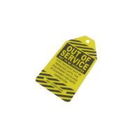 China Custom Waterproof PVC Safety Tag with Digital Printing for Lockout Tagout Equipment Warning for sale
