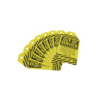 China Custom Waterproof PVC Safety Tag with Digital Printing for Lockout Tagout Equipment Warning for sale