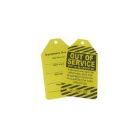 China Custom Waterproof PVC Safety Tag with Digital Printing for Lockout Tagout Equipment Warning for sale