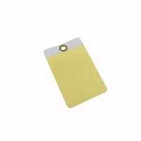 China Custom Waterproof PVC Safety Tag with Digital Printing and Transparent Design for Industrial Safety for sale