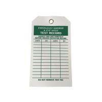 China Custom Waterproof PVC Repair Order Hang Tag with Film Lamination for Industrial Safety for sale