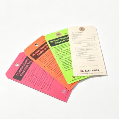 China Custom Waterproof Tear Resistant Plastic Hang Tag for Industrial Safety and Lockout Applications for sale