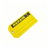 China Custom Waterproof PVC Equipment Status LOTO Safety Tag, Machine Maintenance Warning Tag for Lockout Tagout for sale