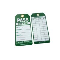 China Custom Waterproof PVC Equipment Status LOTO Safety Tag, Machine Maintenance Warning Tag for Lockout Tagout for sale