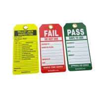 China Custom Waterproof PVC Equipment Status LOTO Safety Tag, Machine Maintenance Warning Tag for Lockout Tagout for sale