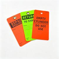 China Custom Waterproof PVC Empty Cylinder Do Not Use LOTO Safety Tag, Gas Cylinder Equipment Warning Tag for Lockout Tagout for sale