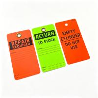 China Custom Waterproof PVC Empty Cylinder Do Not Use LOTO Safety Tag, Gas Cylinder Equipment Warning Tag for Lockout Tagout for sale