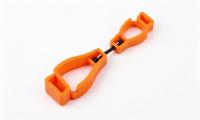 China Multi Color Plastic Glove Clip with Carabiner Hook, Safety Work Glove Holder Keeper for Construction Worker for sale
