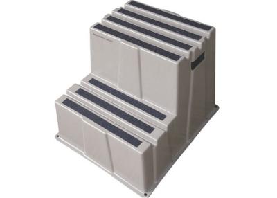 China Plastic HDPE Anti Slip Two Step Step Stool Home Hospital Use for sale