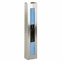 China Silver Coated Disposable Glove Dispenser , Vertical Glove Medical Glove Dispenser for sale