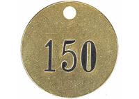 China Round Numbered Brass Interlocking Stencils Eco - Friendly Free Mould Charge for sale
