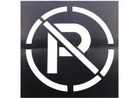 China Parking Lot Black PVC Stencil Flexible Plastic Letter Stencils Easy To Use for sale