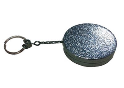 China Round Shape Bulk Split Rings , Chrome Texture Finish Stainless Split Key Ring for sale