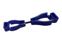 China Durable Winter Glove Clips , POM Blue Glove Clip Holder For Electricians for sale