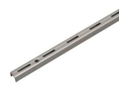 China Silver Color Slotted Steel Bar 1-1/4
