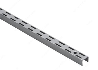 China Powder Coated Slotted Square Metal Tubing , 1-1/4