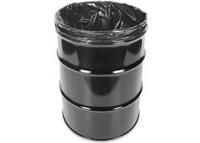 China Molded Poly Drum Liner Bags 8 Mil Clear LDPE With Straight Heat - Sealed Seam for sale