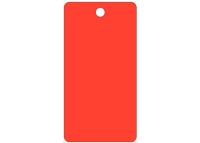 China Blank Pure Color Lockout Plastic Safety Tag Hi - Visibility Fluorescent Green Cardstock for sale