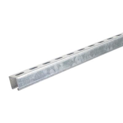 China Universal Double Slotted Steel Bar With Heavy Duty Steel Powder Coated for sale