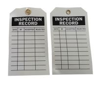 China PF Cardstock Inspection Record Tag 7
