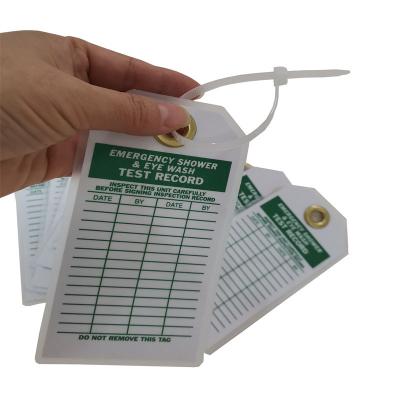 China Thickness 0.5mm Emergency Shower And Eyewash Test Record for sale